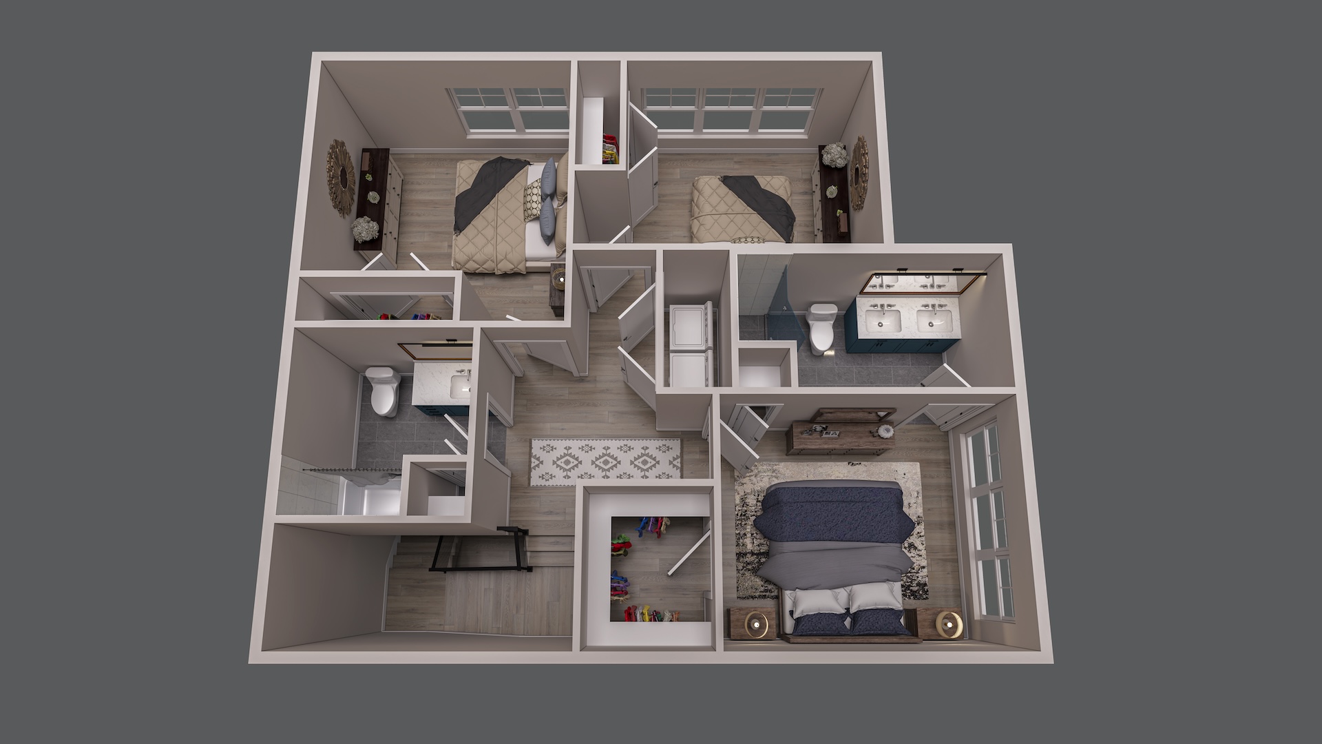 Duplex Apartments - Lofts at Princeton: